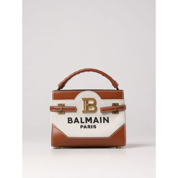 Balmain | Bags | Balmain Handbag Woman Beige | Poshmark